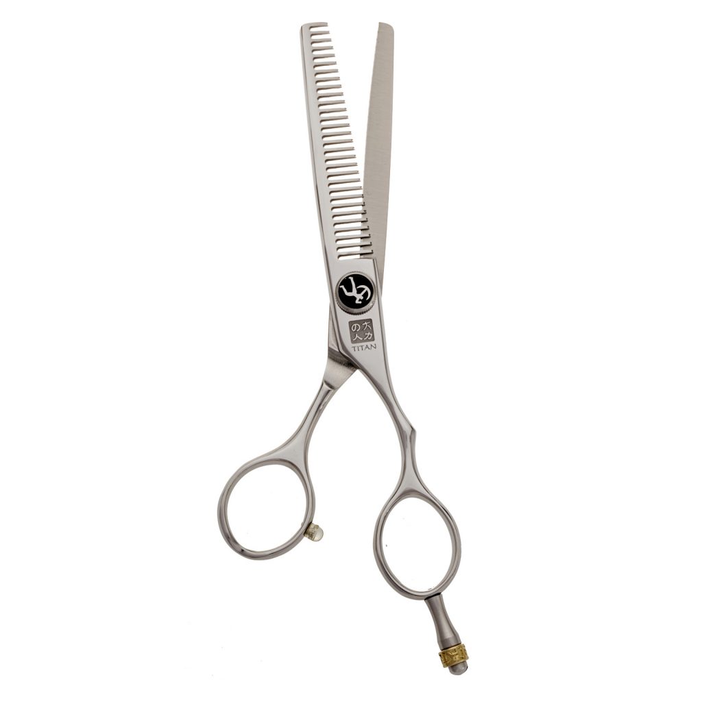 Offset Hair Thinning Scissors - Titan 1918 Professional Hair Scissors